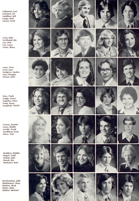 CLASS OF 80 Yearbook Photos